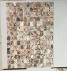 Brown Square Seashell Mosaic Wall Tile , Mother Of Pearl Mosaic Tile Backsplash