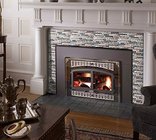 Black Brown Electroplate Crystal Glass Mosaic Tile For Kitchen Fireplace Decor