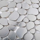 Commercial Pebble Metallic Mosaic Tiles Mosaic Pieces For Shower Floor