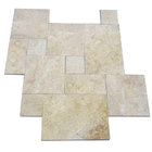 Honed Travertine Natural Slate Wall Tile , Rough Natural Stone Bathroom Tiles 12 X 6