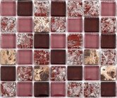 Wall Decoration Kitchen Backsplash Mosaic Tiles Square Stone Marble Stickers