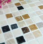 Washroom Bathroom Backsplash Tile Square Pattern Marble Stone Mosaics
