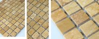 Square Pattern Kitchen Backsplash Wall Tile , Stone Kitchen Backsplash Subway Tile