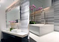 Modern Marble Slab Countertop Marble Bathroom Worktop Customised Size