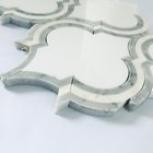 Luxry Product Water Jet Carrara Marble Mosaic Tile Lantern Design TV Bathroom and Kitchen  Backsplash