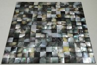 Bar Decoration Black Pearl Mosaic Tile Square Design Groutless Mosaic Tile